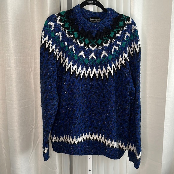 Peter England | Sweaters | Vintage Peter England Sweater Big Comfy Cozy ...